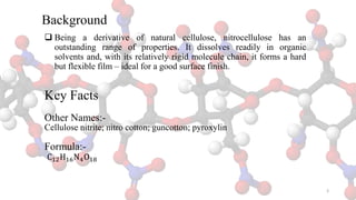 Nitro cellulose | PPTX