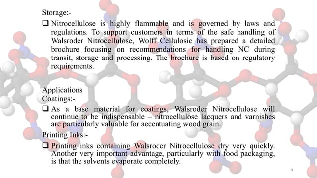 Nitro cellulose | PPTX
