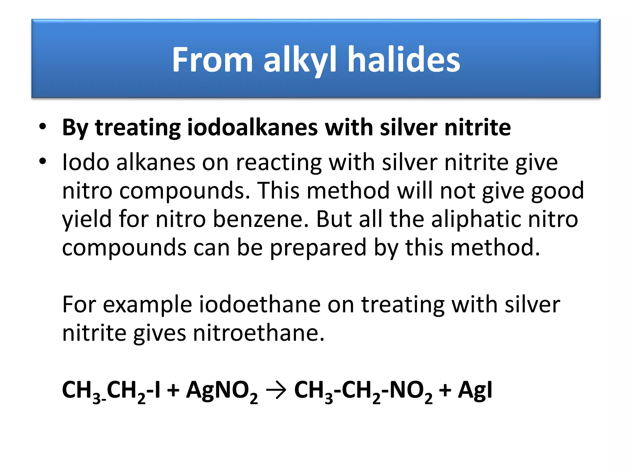 Nitro compounds | PPTX