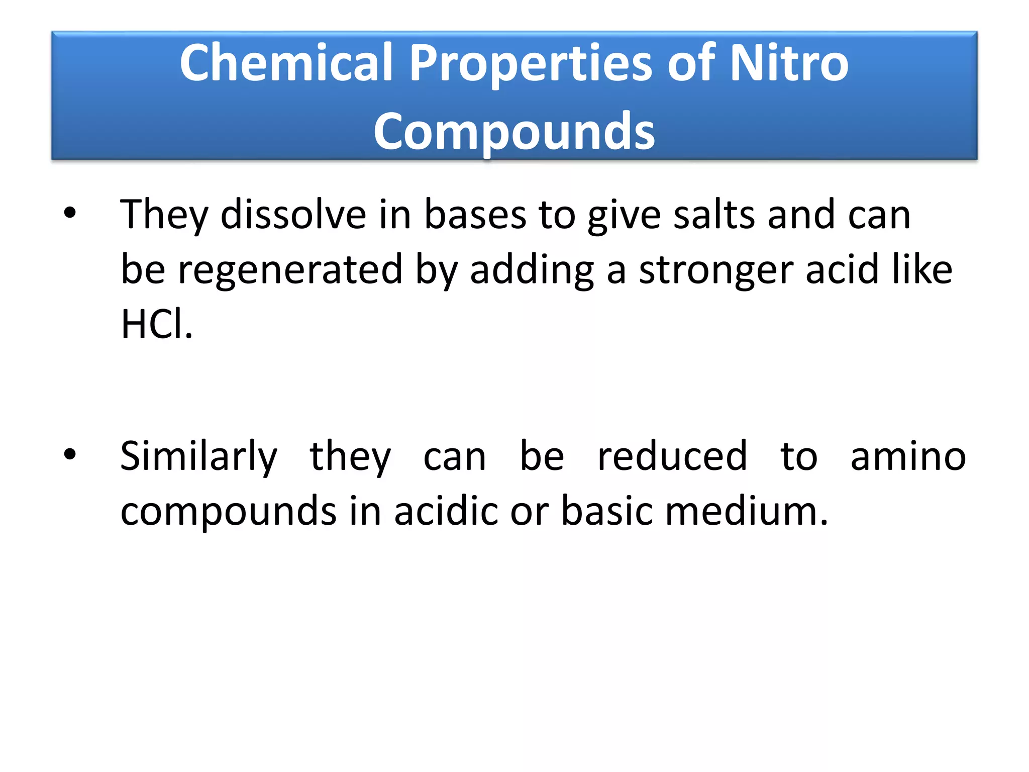 Nitro compounds | PPTX