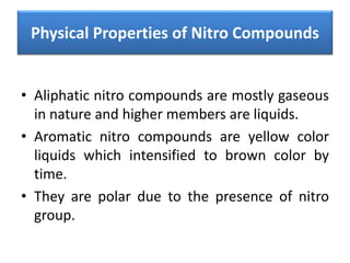 Nitro compounds | PPTX