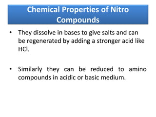 Nitro compounds | PPTX