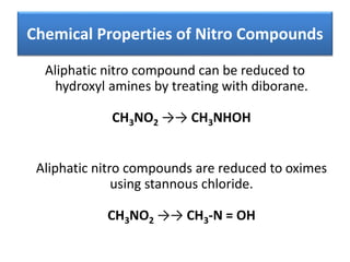 Nitro compounds | PPTX