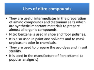 Nitro compounds | PPTX