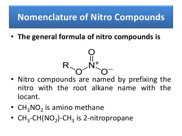 Nitro compounds
