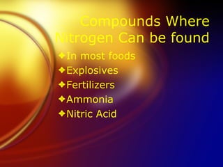 Nitrogen | PPT