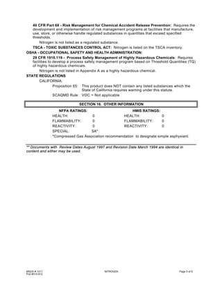 Nitrogen | PDF