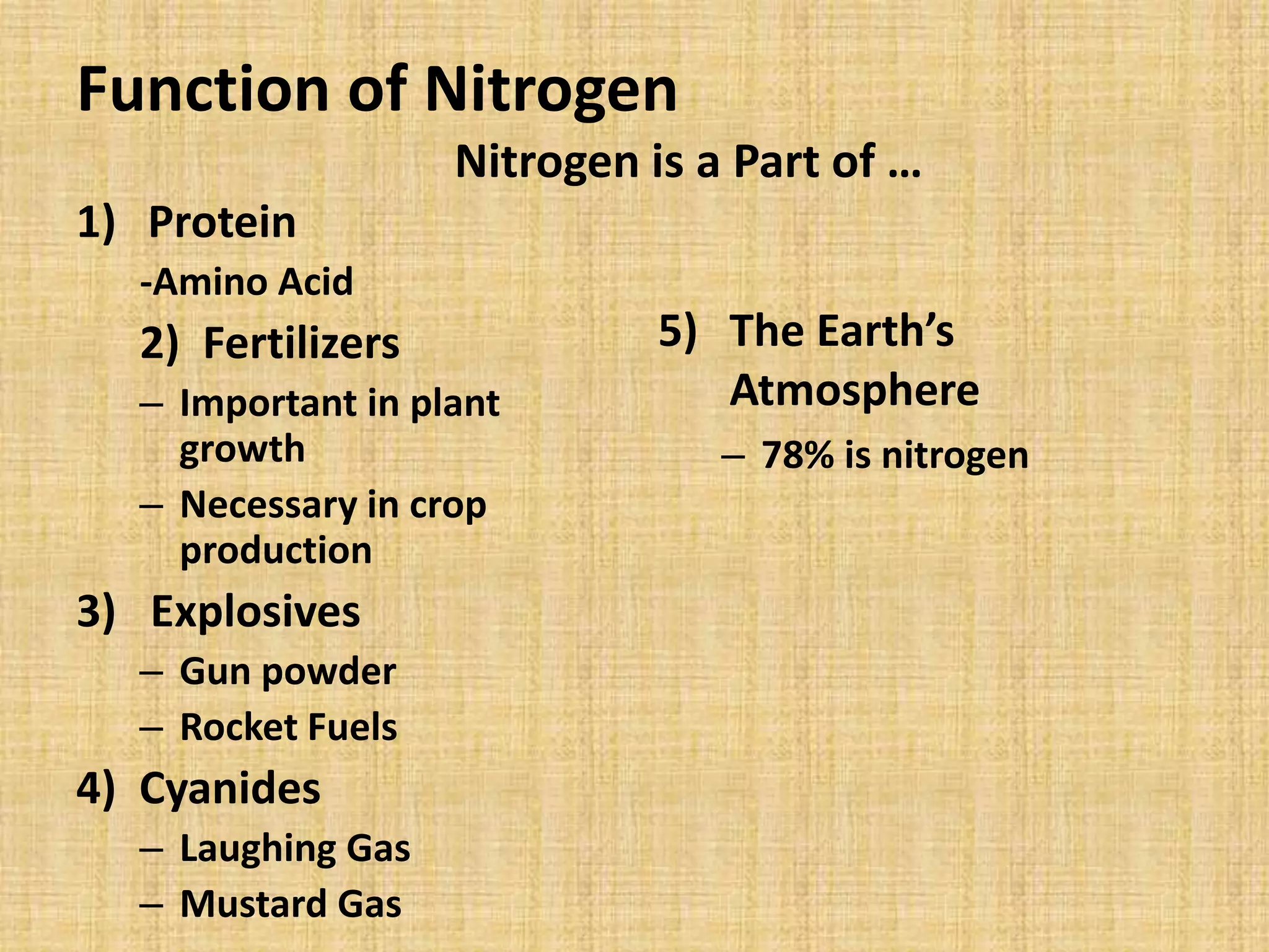 Nitrogen | PPTX