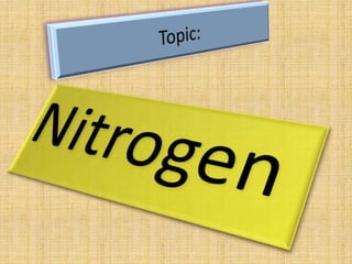 Nitrogen | PPTX