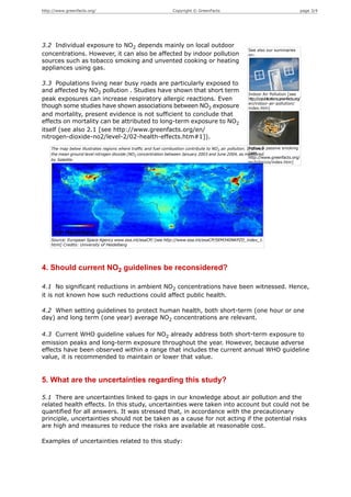 Air Pollution Nitrogen Dioxide | PDF