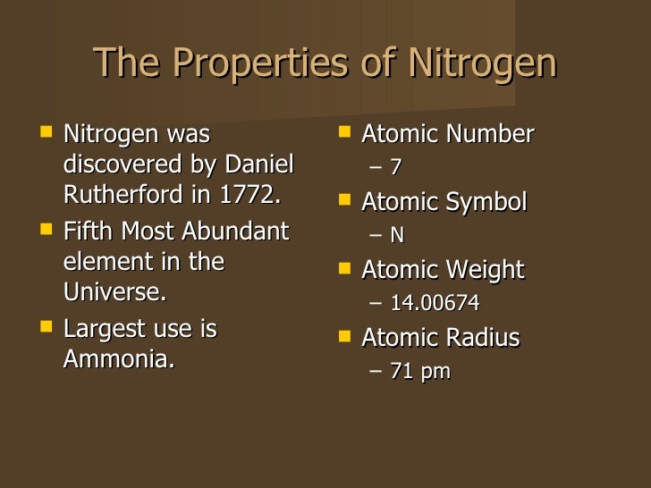 Nitrogen Powerpoint