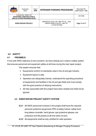 Nitrogen purging | DOC