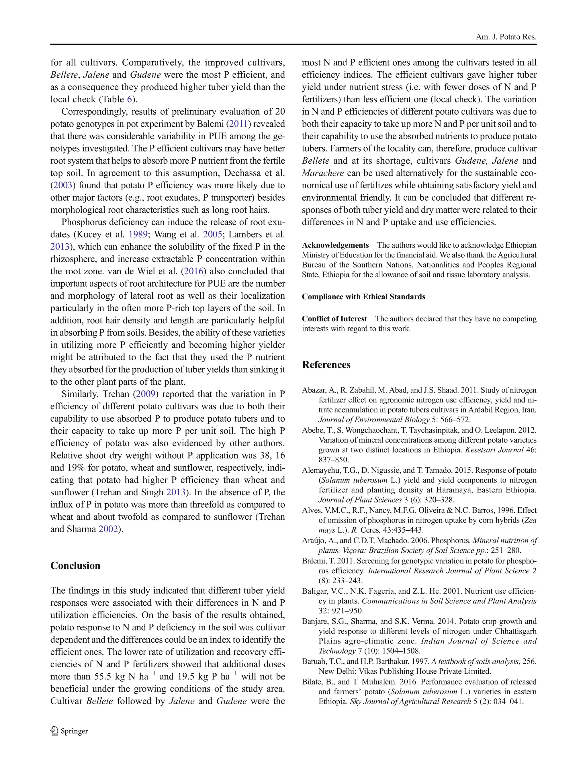 Nitrogen and Phosphorus Use EfficiencyinImproved Potato_Hailu Gebru ...