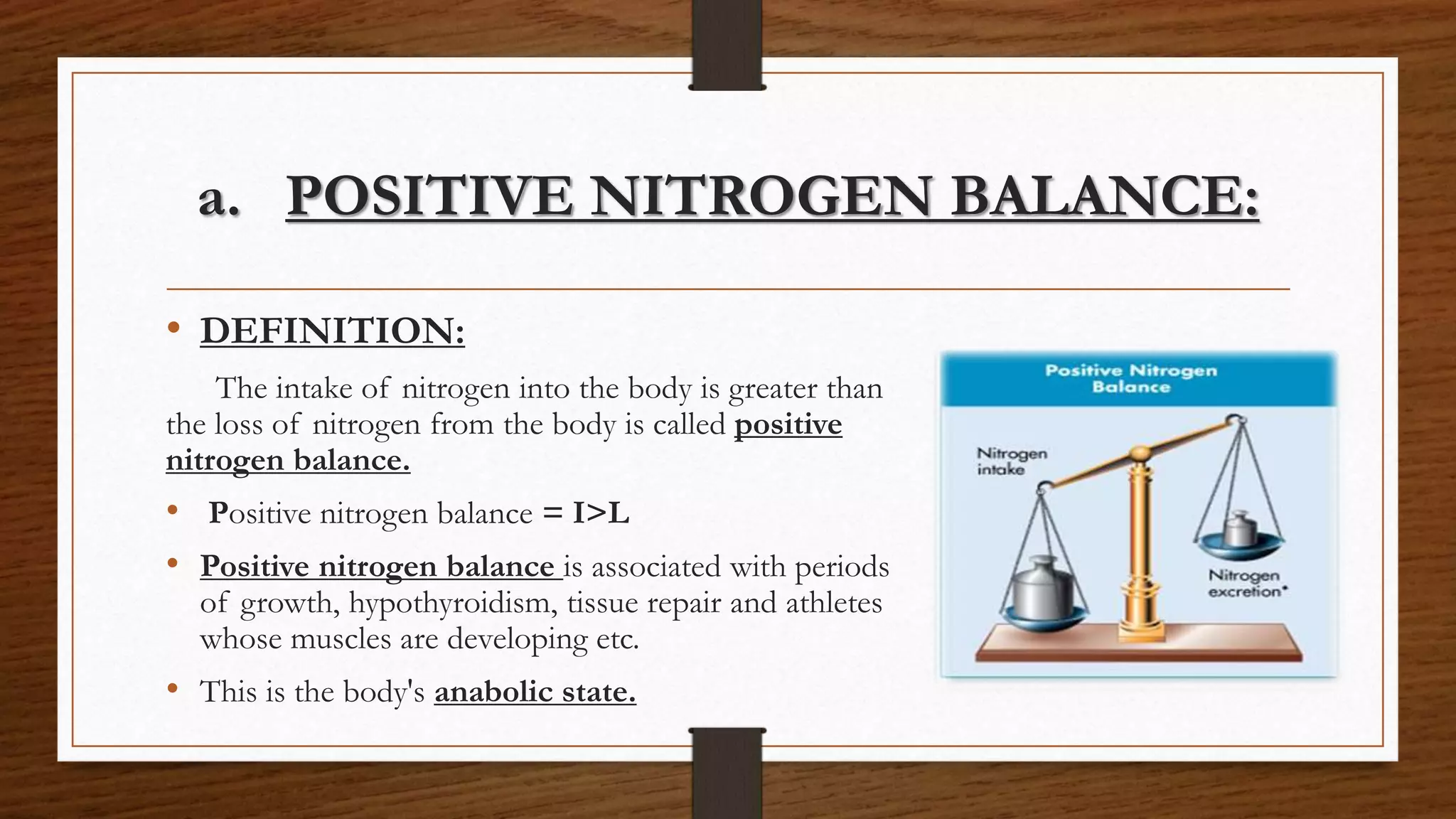 Nitrogen balance ppt | PPTX