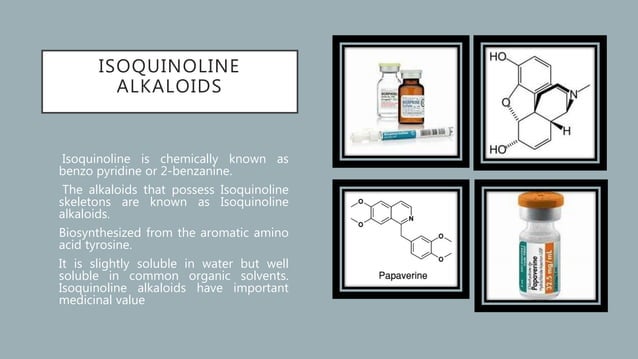 Nitrogen containing compounds alkaloids | PPTX