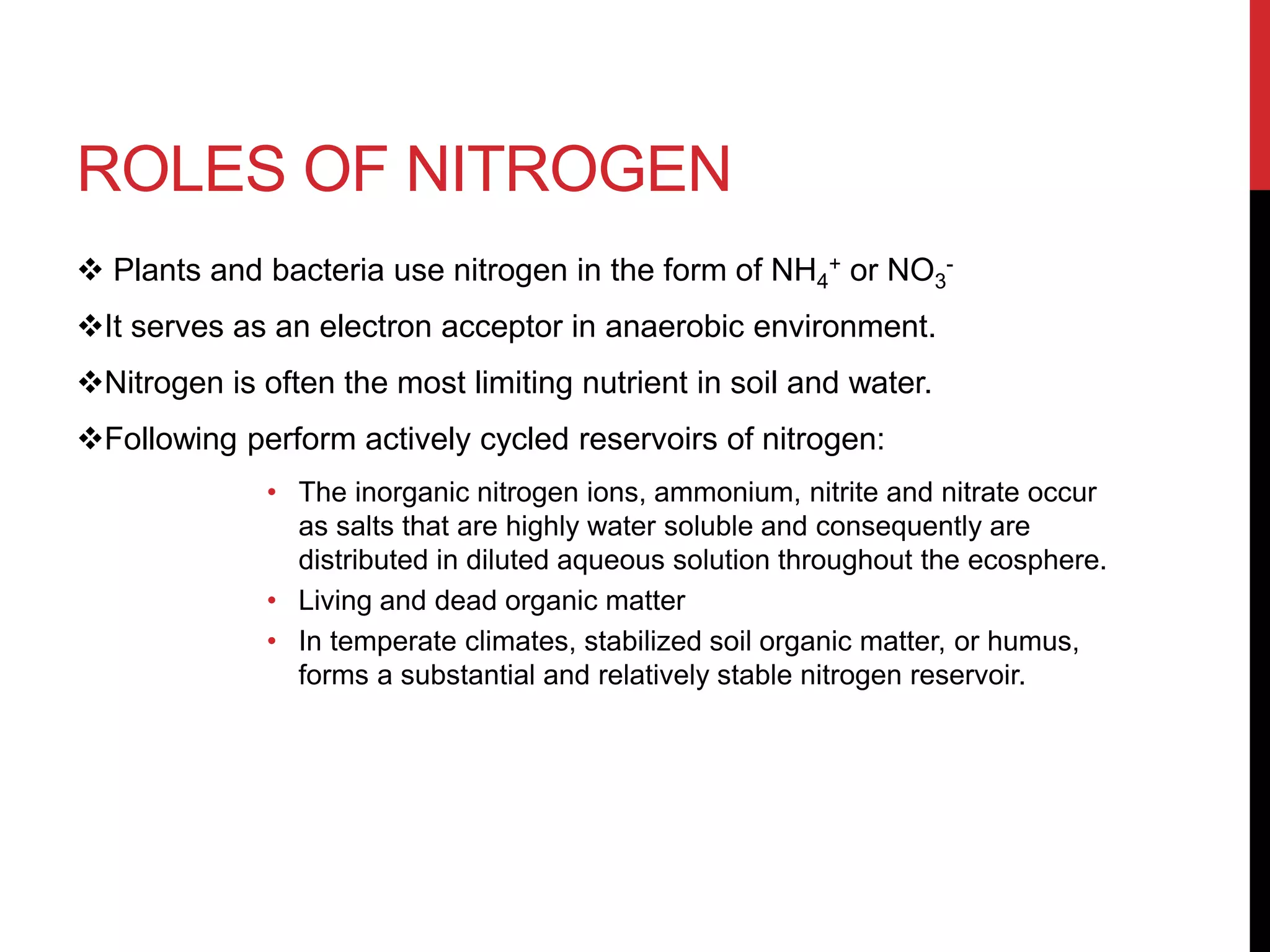 Nitrogen cycle and NITROGEN FIXATION | PPTX