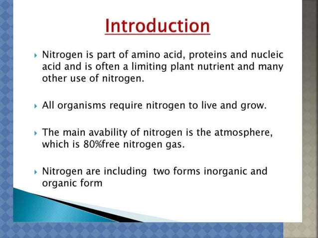 Nitrogen cycle | PPT