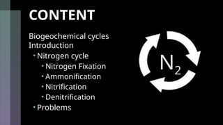 Nitrogen Cycle-Type of biogeochemical cycle | PPTX
