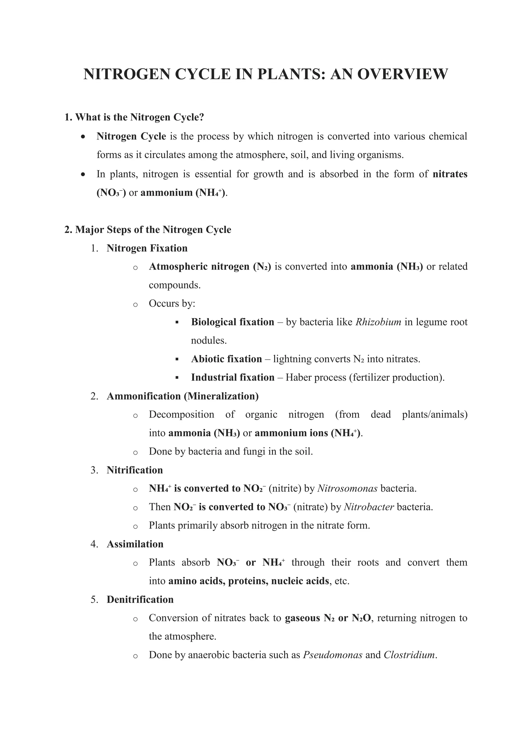 NITROGEN CYCLE IN PLANTS: An Overview.pdf