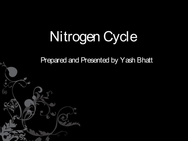 Nitrogen cycle Cambridge IGCSE Biology | PPT