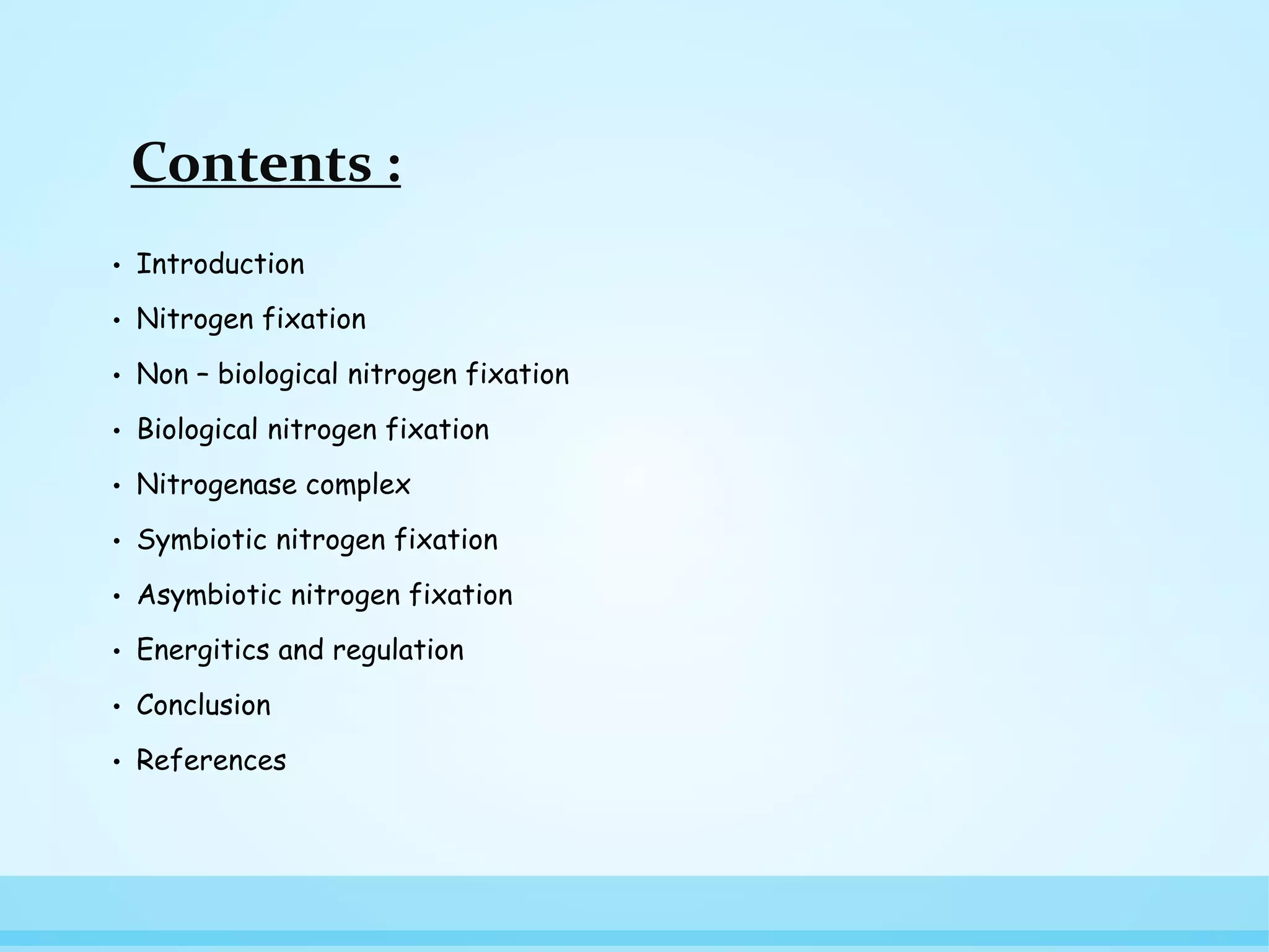 Nitrogen fixation | PPTX