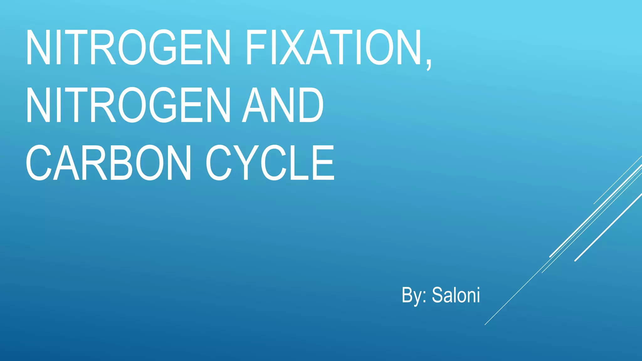 Nitrogen fixation, | PPT