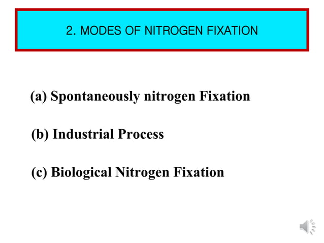 Biological Nitrogen fixation | PPT | Biological Sciences | Science