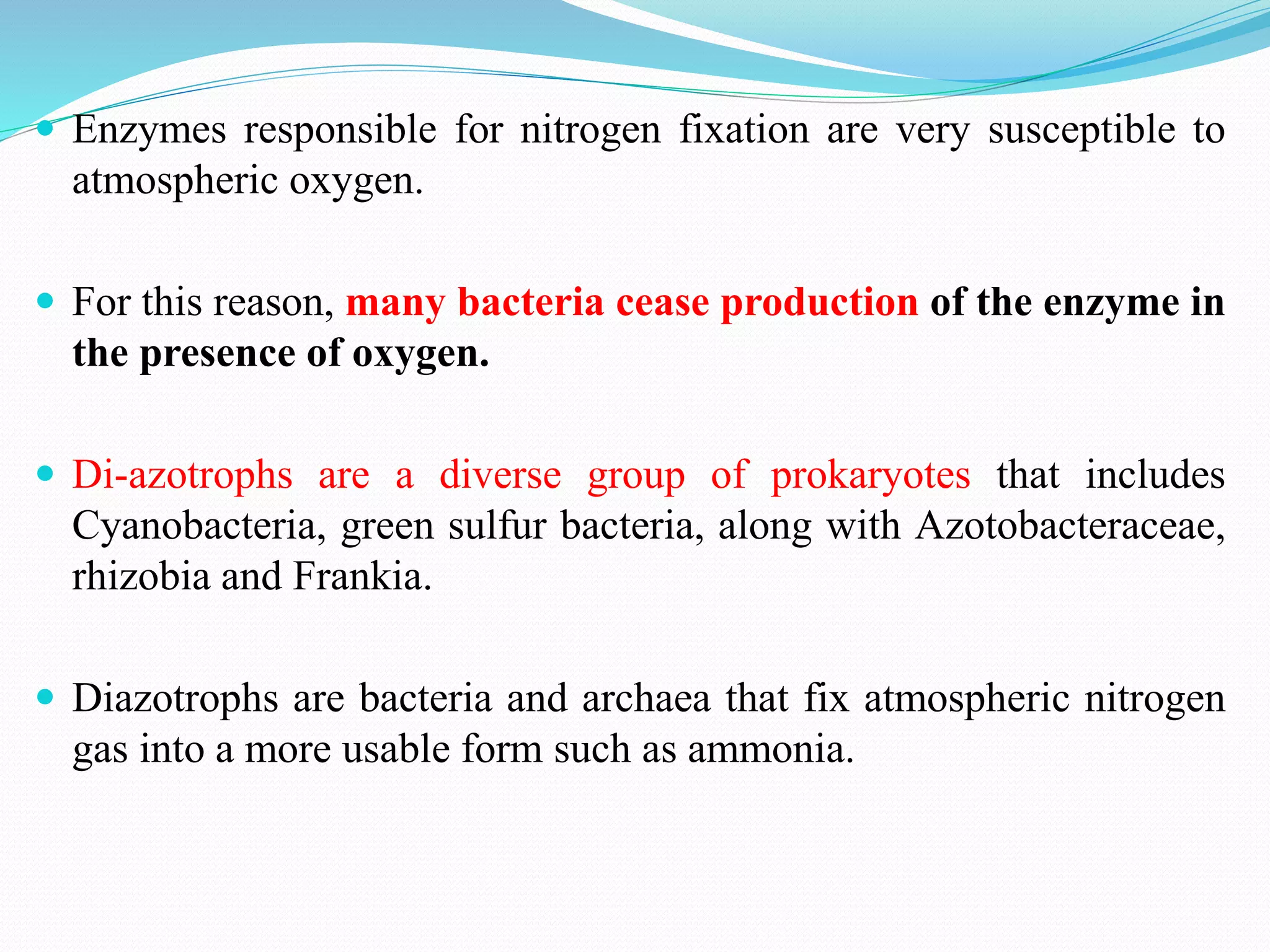 Nitrogen fixation mechanism and genes involved in nitrogen fixation | PPTX