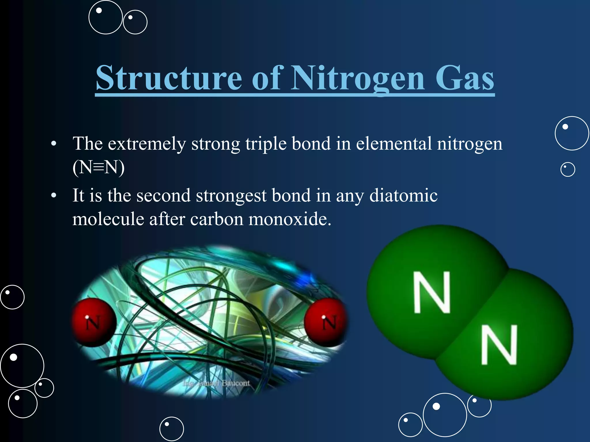 Nitrogen gas. | PPTX