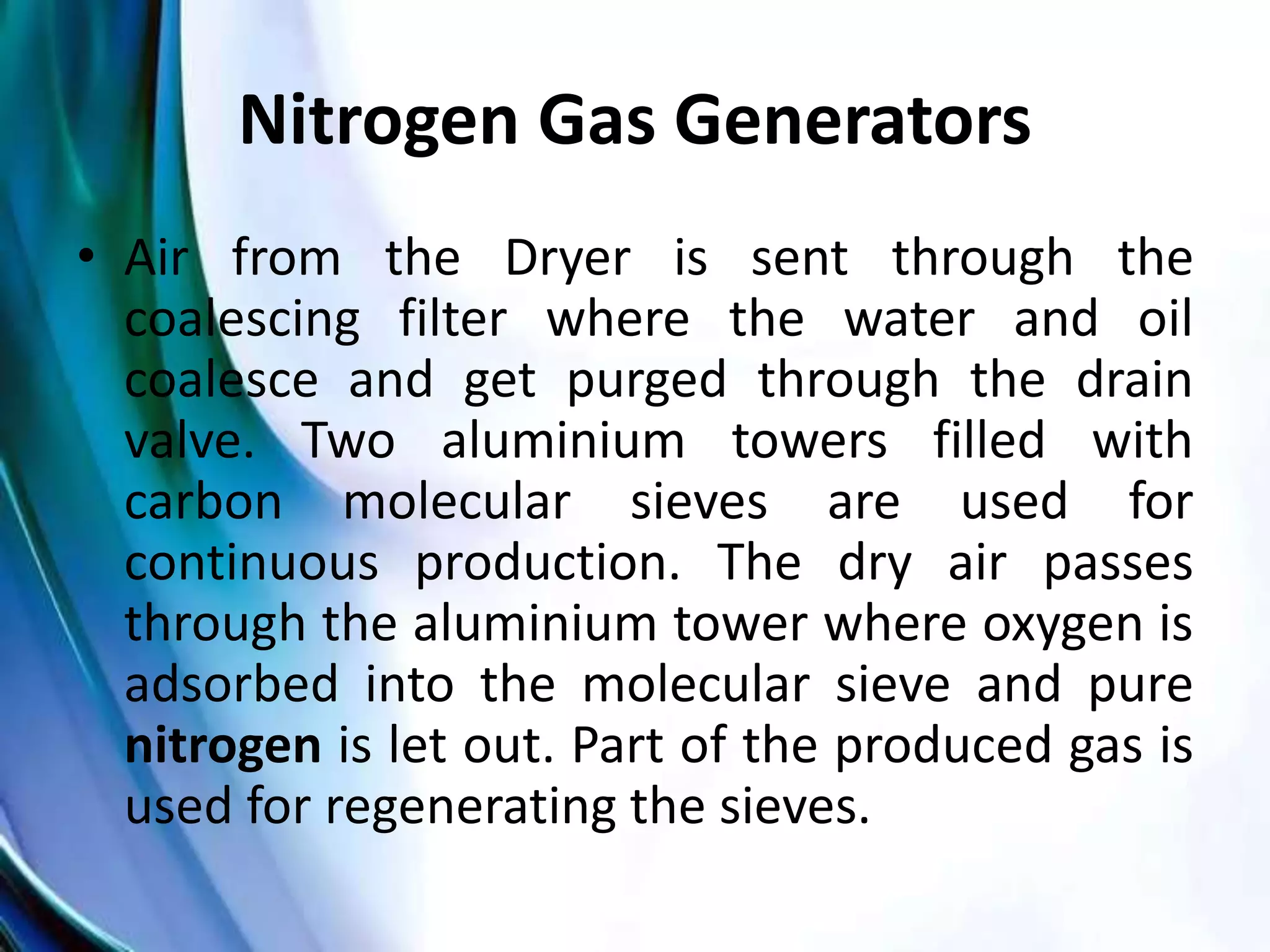 Nitrogen gas generators - Trident Pneumatics | PPTX