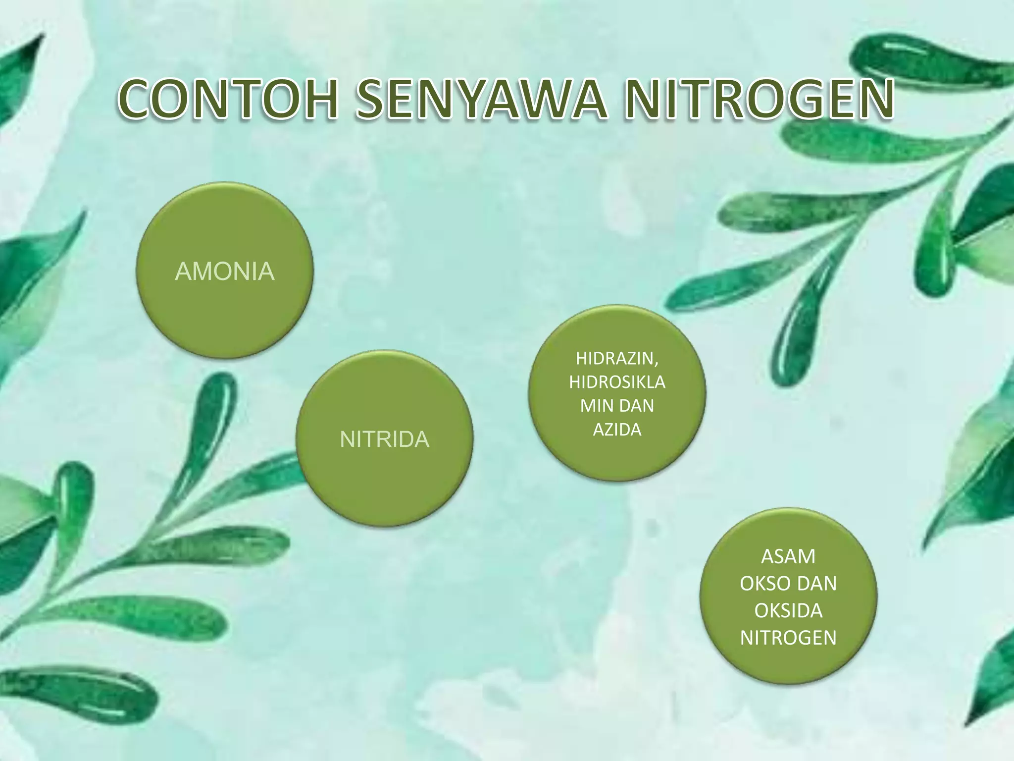 PPT POWER POINT UNSUR NITROGEN | PPTX