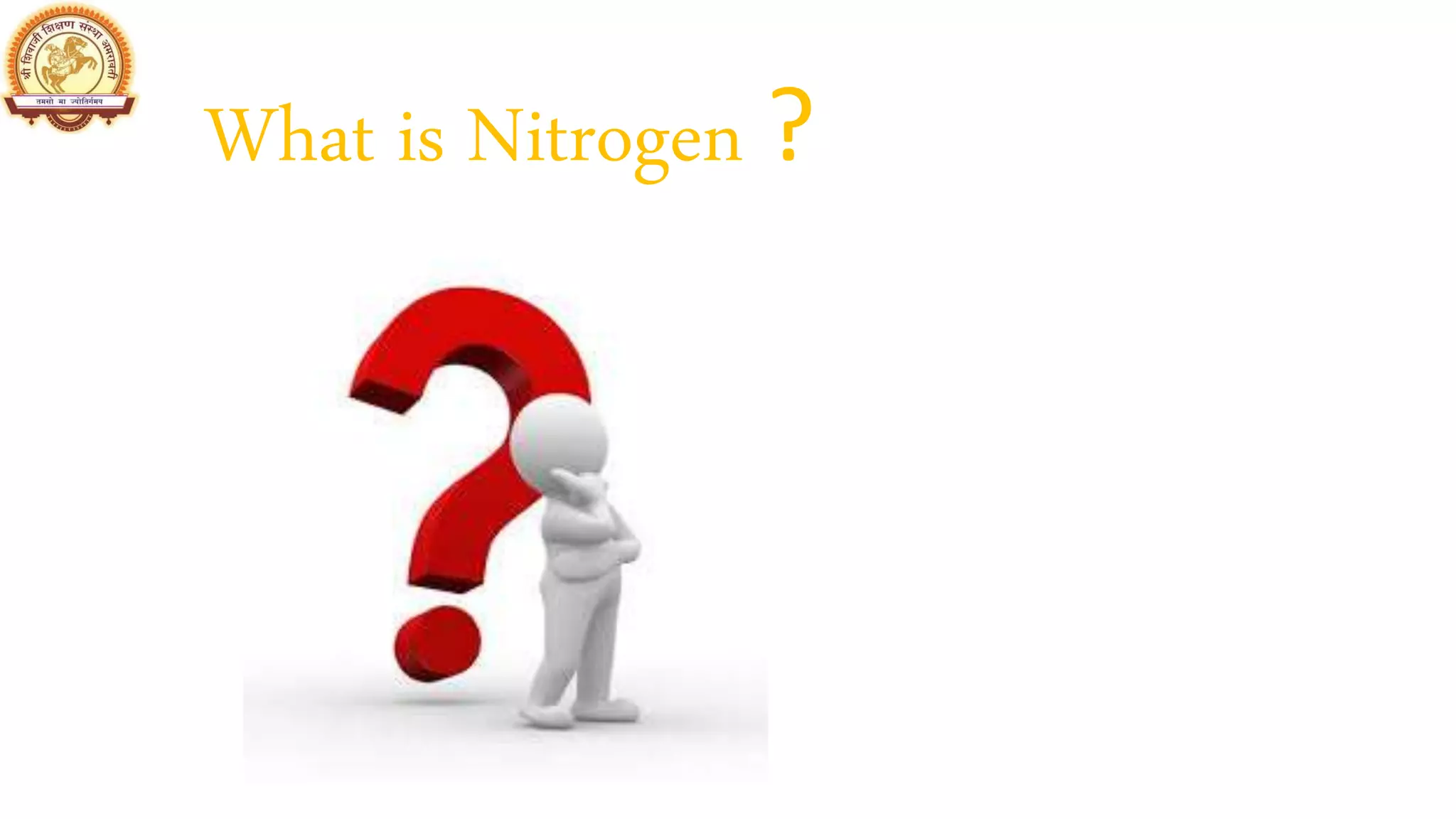 Nitrogen Metabolism : Sources of Nitrogen | PPTX