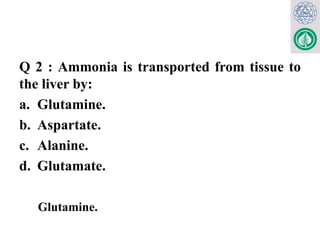 Nitrogen metabolism and the urea cycle.pptx | Chemistry | Science