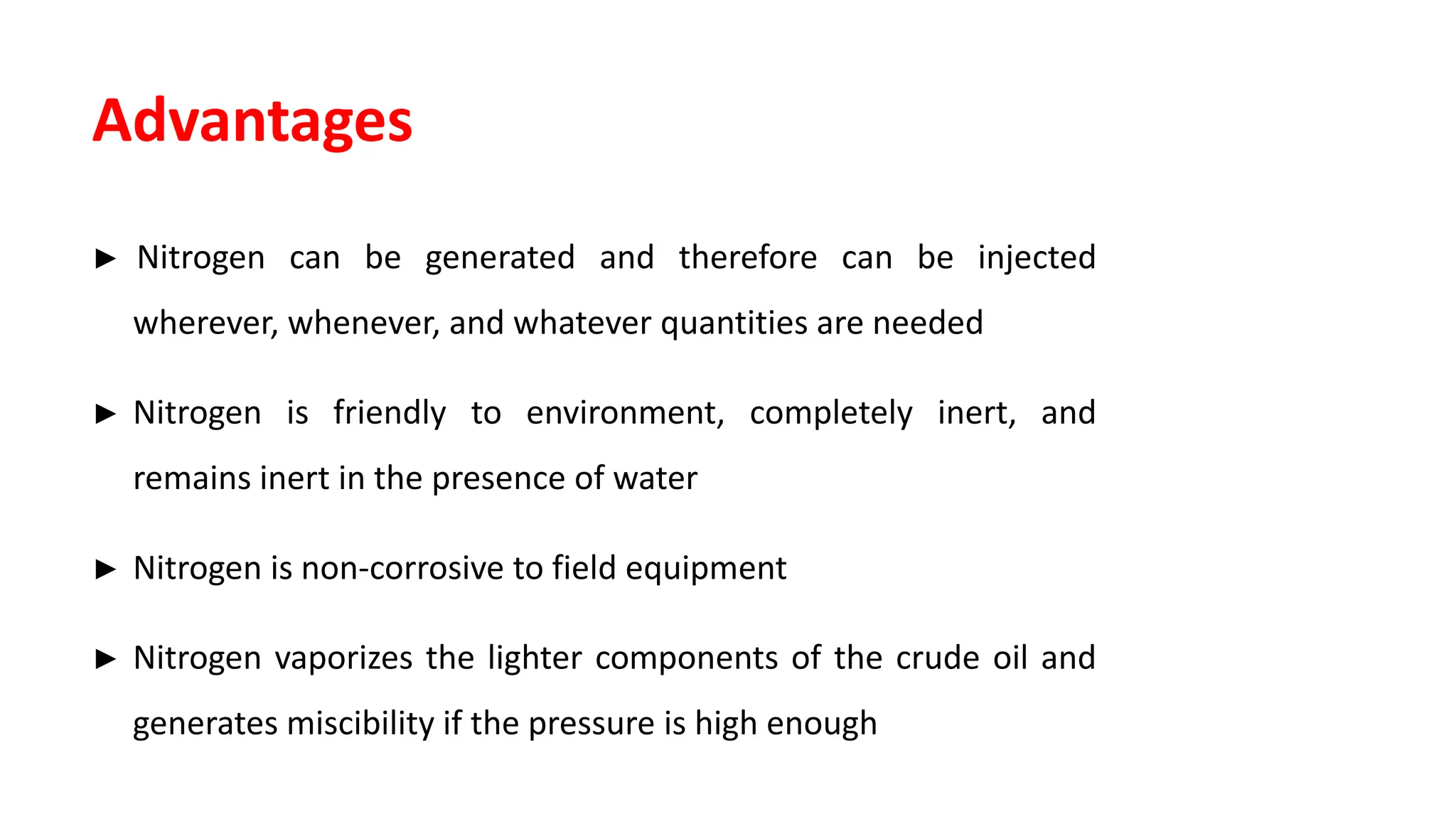 Nitrogen Miscible Injection.pptx Hussein | PPTX