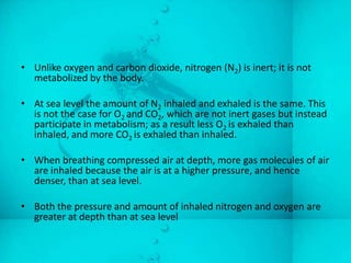 Nitrogen narcosis | PPTX