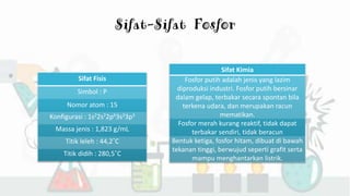 Pembuatan dan Kegunaan Nitrogen, Oksigen, Silikon, Fosfor, Sulfur | PPTX
