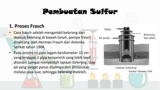 Pembuatan dan Kegunaan Nitrogen, Oksigen, Silikon, Fosfor, Sulfur | PPTX