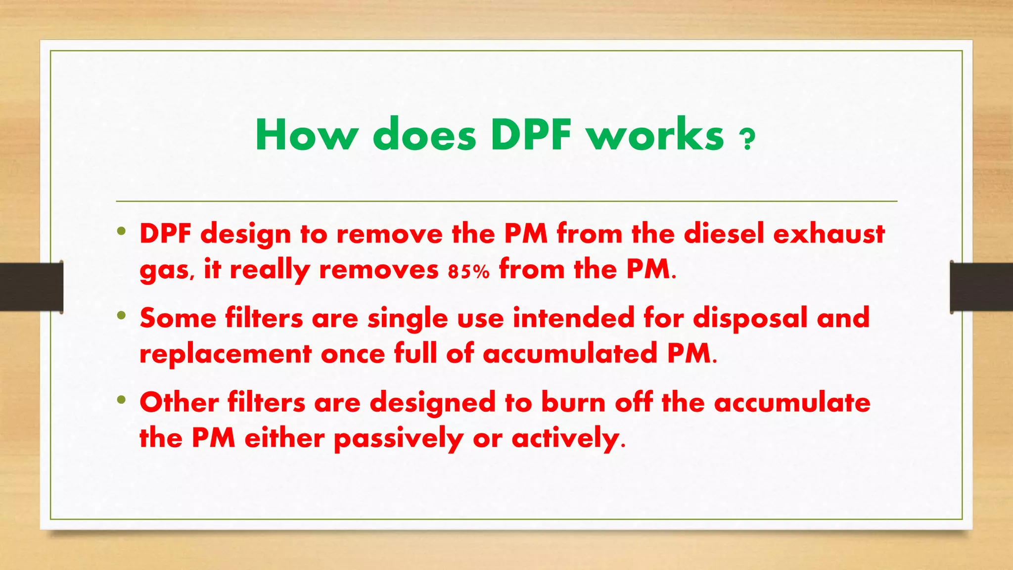 Advanced technologies as "DOC, DPF, SCR" to reduce Diesel engines ...