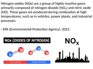 Nitrogen Oxides: An Overview of Control Techniques | PPTX