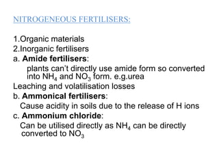 Nitrogen presentation | PPTX