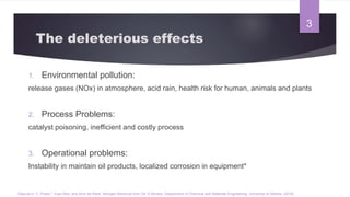 Nitrogen removal from oil | PPSX