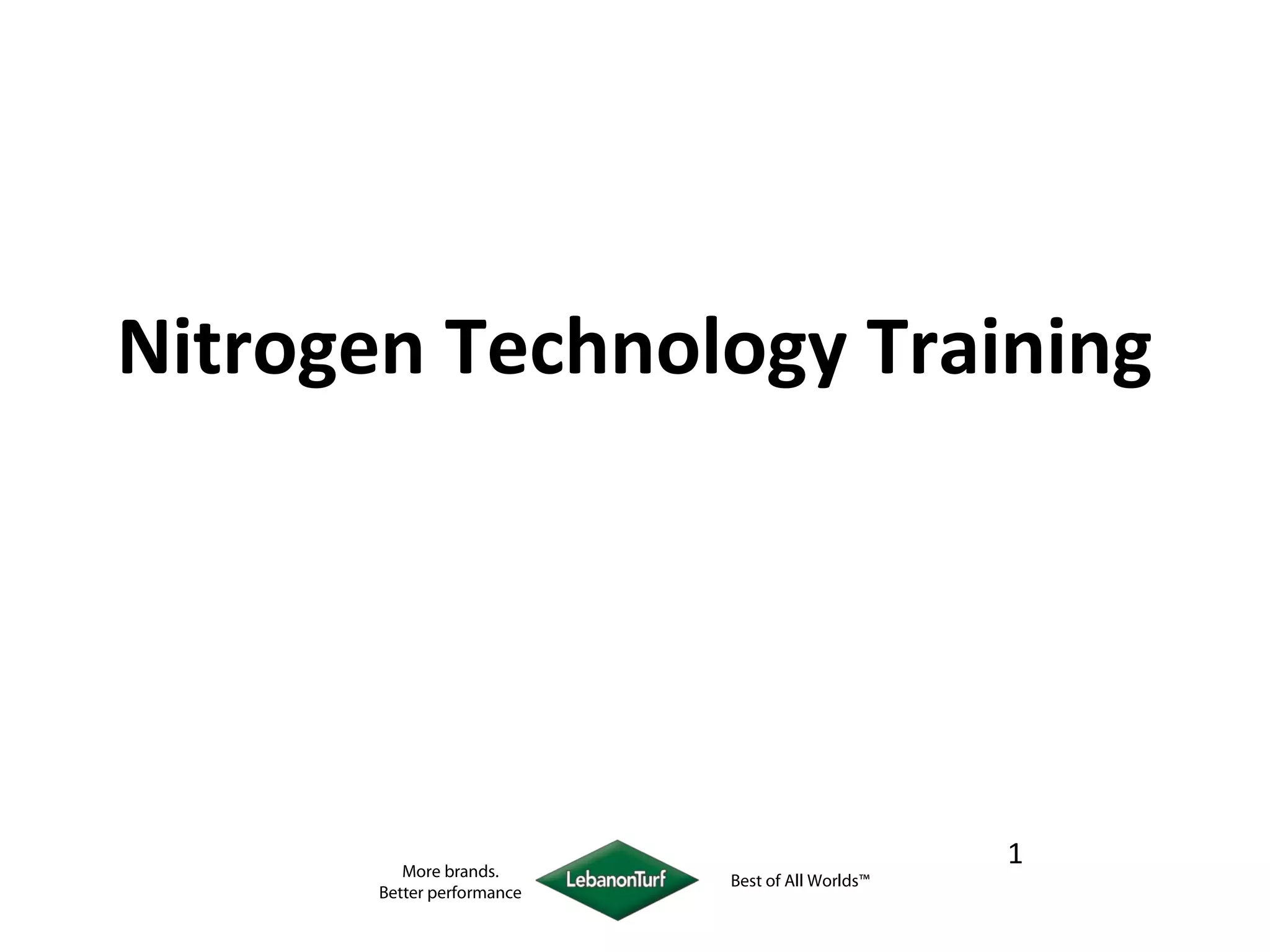 Nitrogen training slides2 | PPT