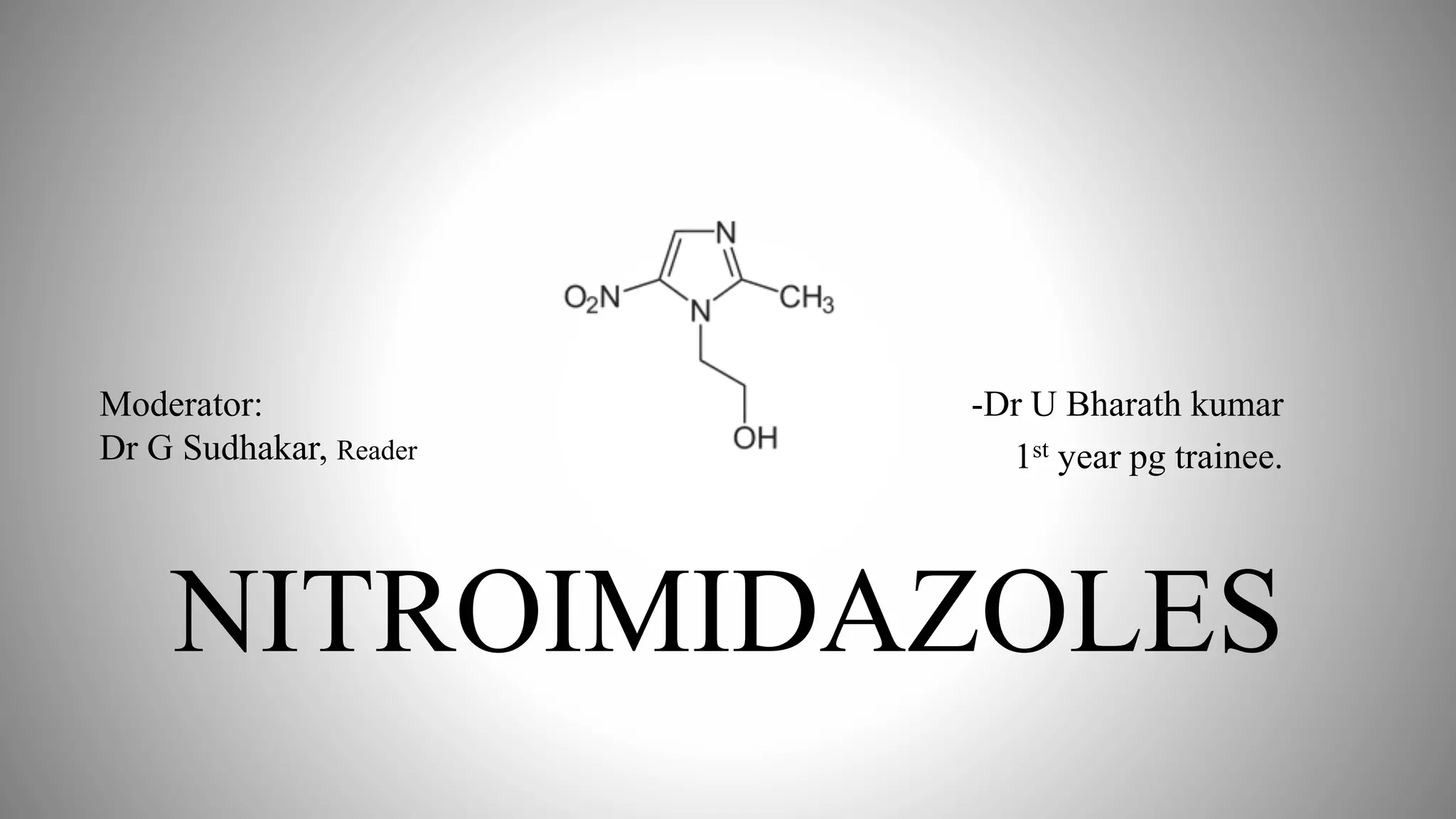 Nitro imidazoles | PPTX
