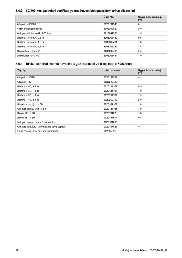nitromix-demirdöküm kombi kullanma klavuzu | PDF