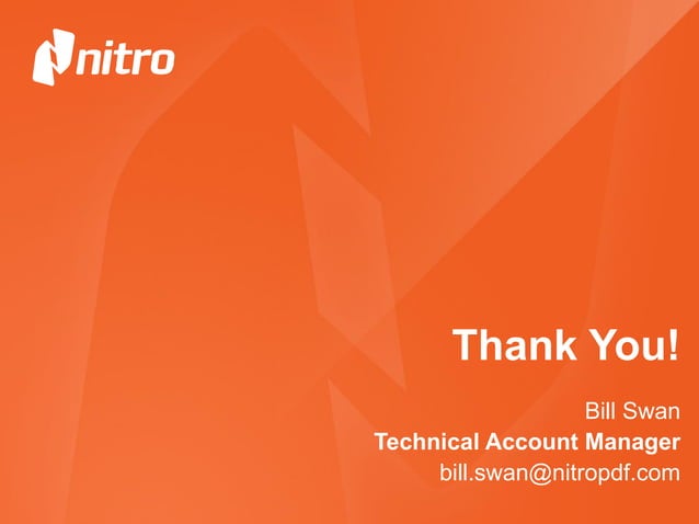 Nitro Pro 9 - Live Demo Presentation | PDF | Desktop Publishing ...