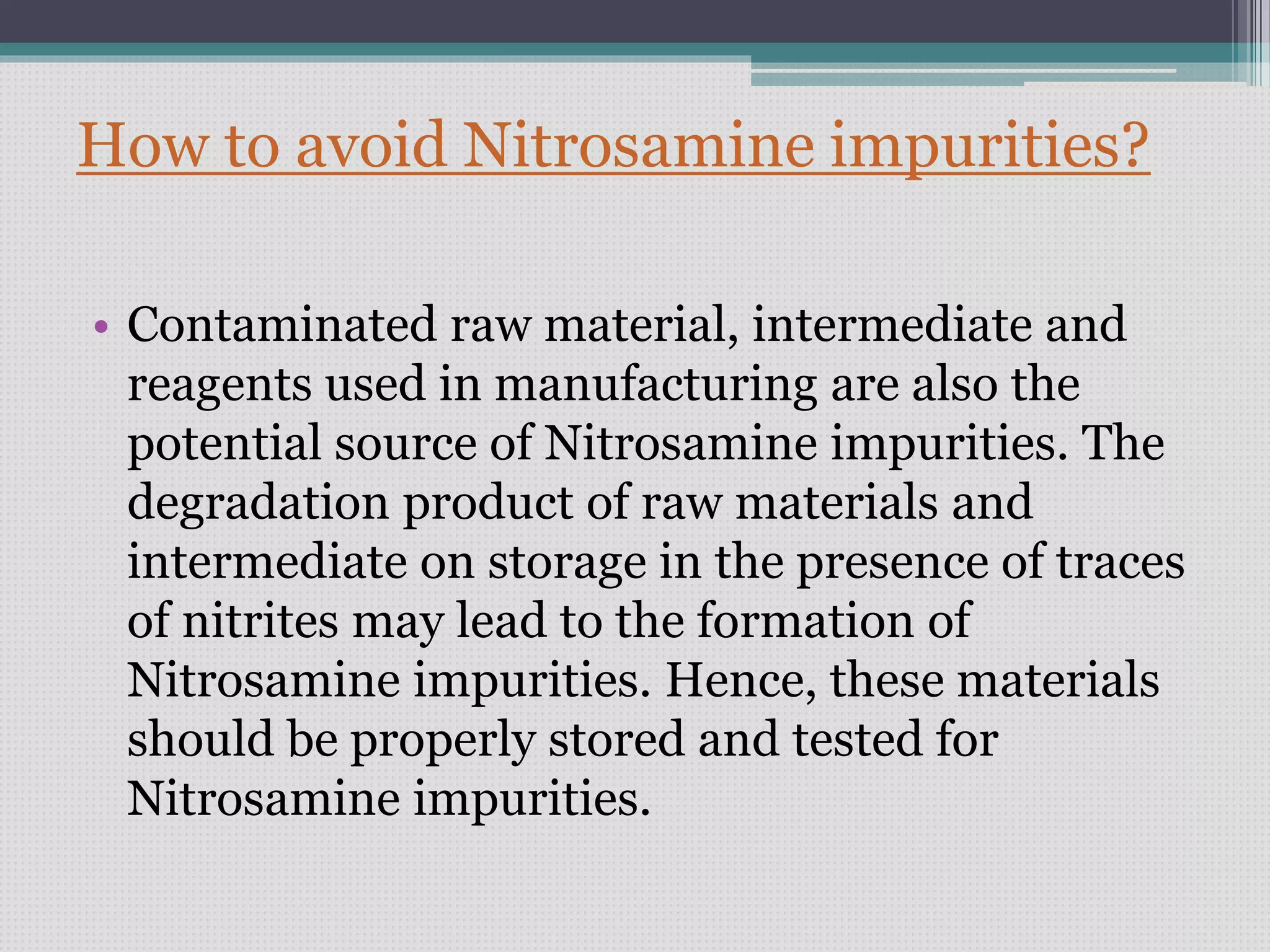 Nitrosamine Impurities.pptx