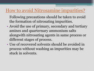 Nitrosamine Impurities.pptx