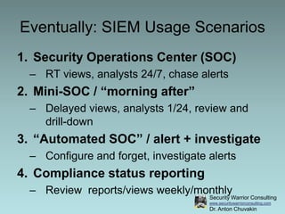 Making Log Data Useful: SIEM and Log Management Together | PPTX
