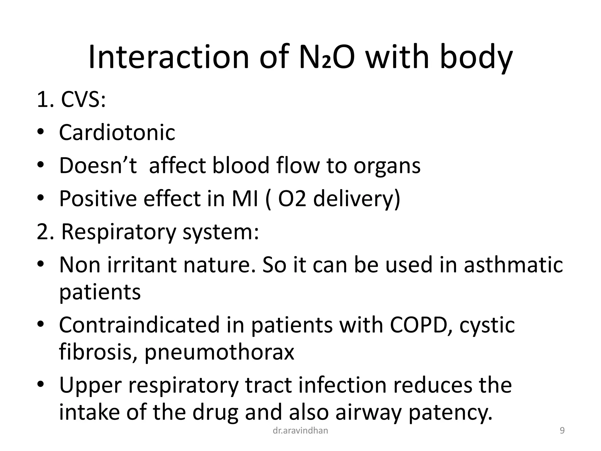 Nitrous oxide inhalation sedation | PPTX