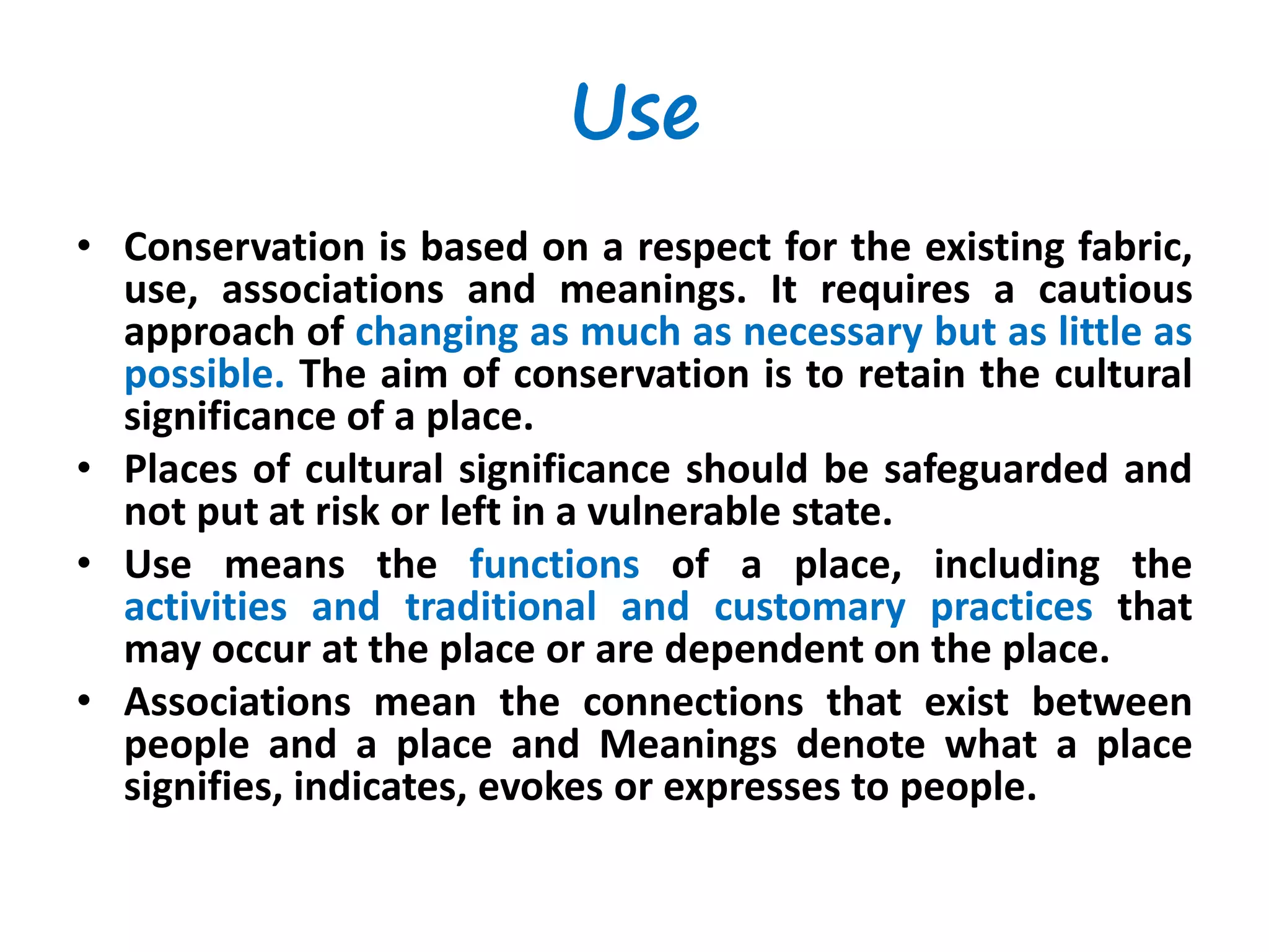 Heritage Conservation | PPTX